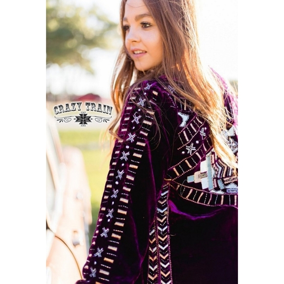 Crazy Train | Jackets & Coats | Crazy Train Velveteen Duster | Poshmark